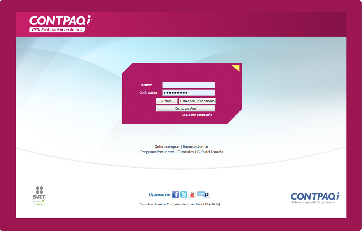CONTPAQi® CFDI Facturación en Línea - ADAWARE | ADAWARE, tus deseos son ...